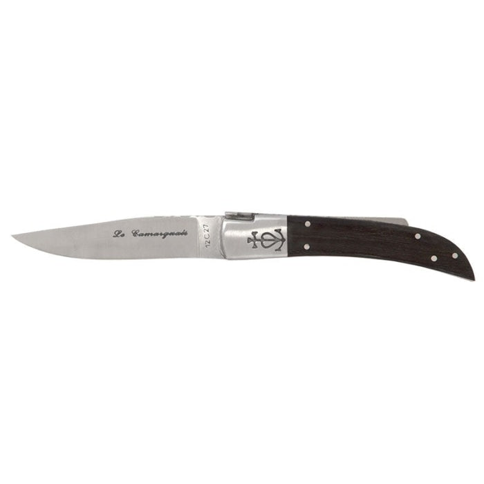 Couteau Camarguais N°12 Trident Soudé Bois de Cerf / 105mm | ChasseTir.com